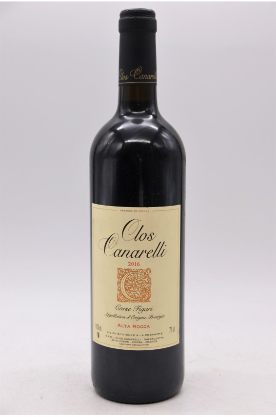 Clos Canarelli Figari Alta Rocca 2016