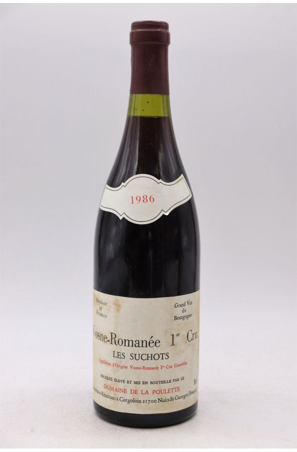 Poulette Vosne Romanée 1er cru Les Suchots 1986