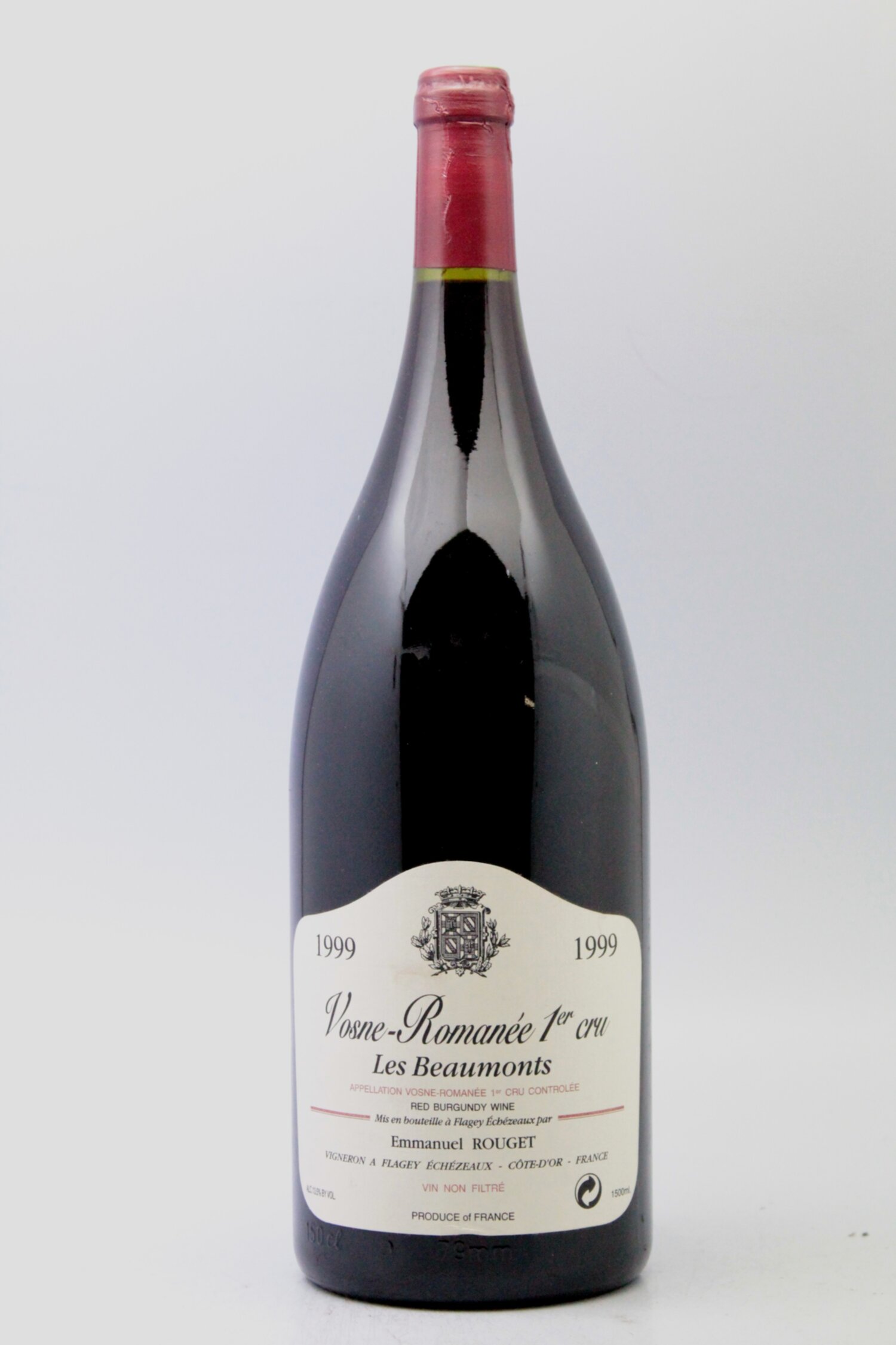 Emmanuel Rouget Vosne Romanée 1er cru les Beaumonts 1999 Magnum - VINS ...