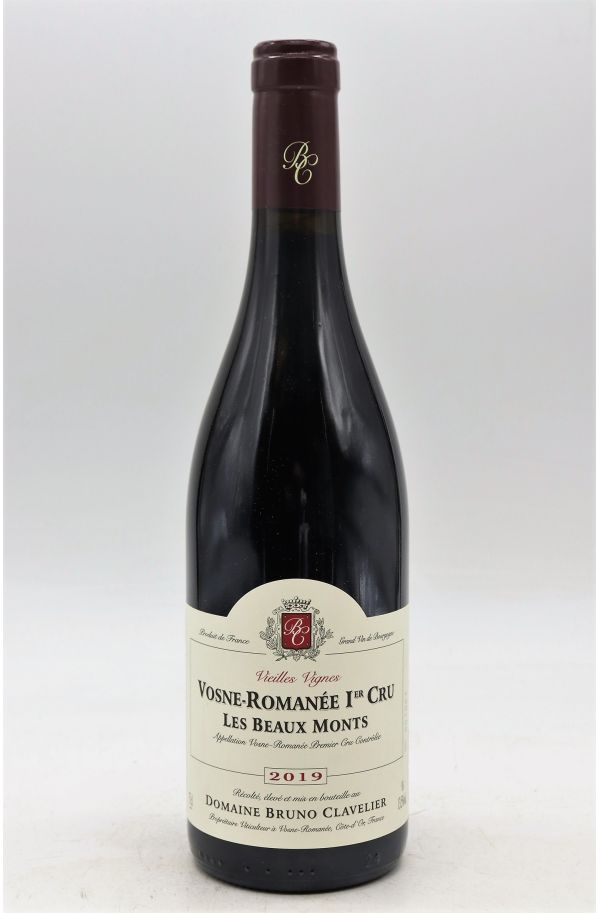 Bruno Clavelier Vosne Romanée 1er cru Les Beaux Monts Vieilles Vignes 2019