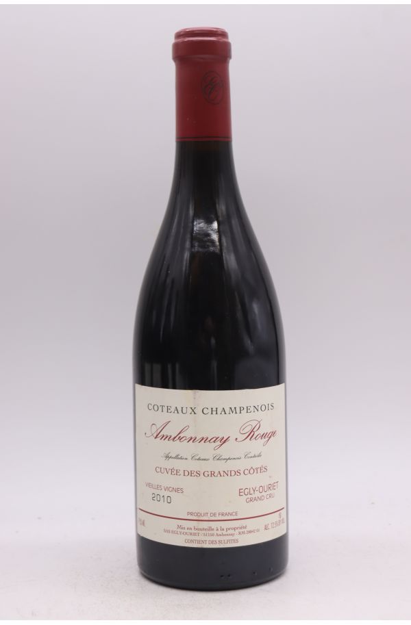 Egly Ouriet Côteaux Champenois Ambonnay 2010 rouge