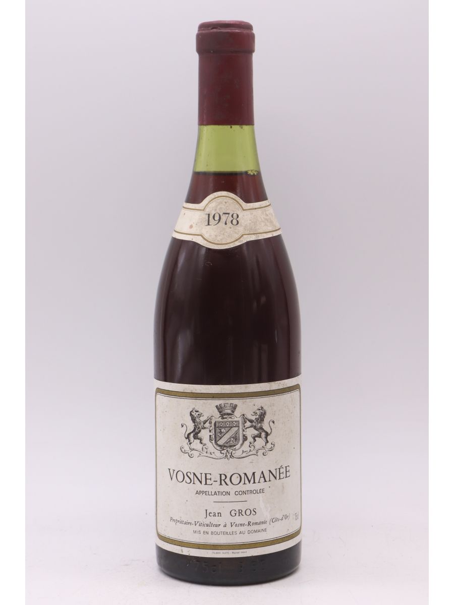 Jean Gros Vosne Romanée 1978