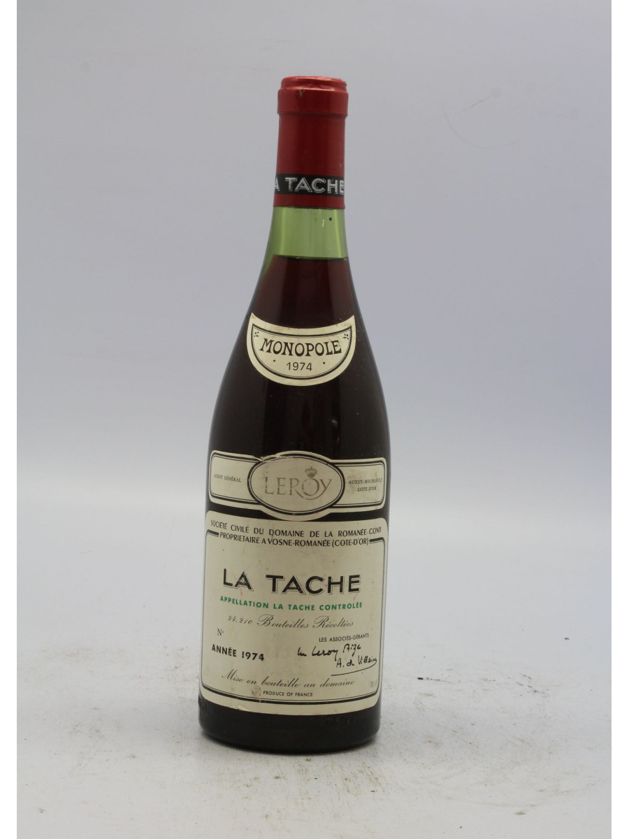 Romanée Conti La Tâche 1974