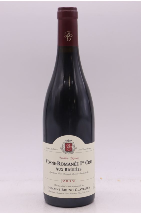 Bruno Clavelier Vosne Romanée 1er cru Aux Brûlées Vieilles Vignes 2012