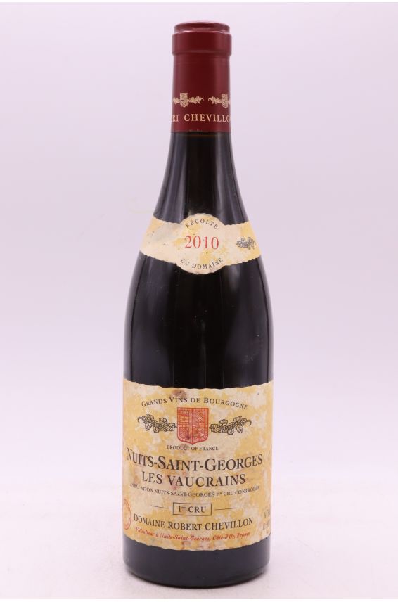 Robert Chevillon Nuits Saint Georges 1er cru Les Vaucrains 2010