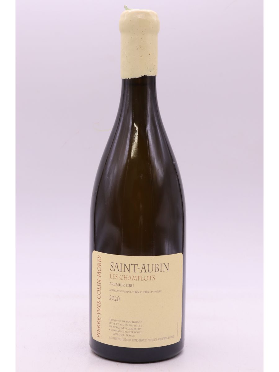 Pierre Yves Colin Saint Aubin 1er cru Les Champlots 2020