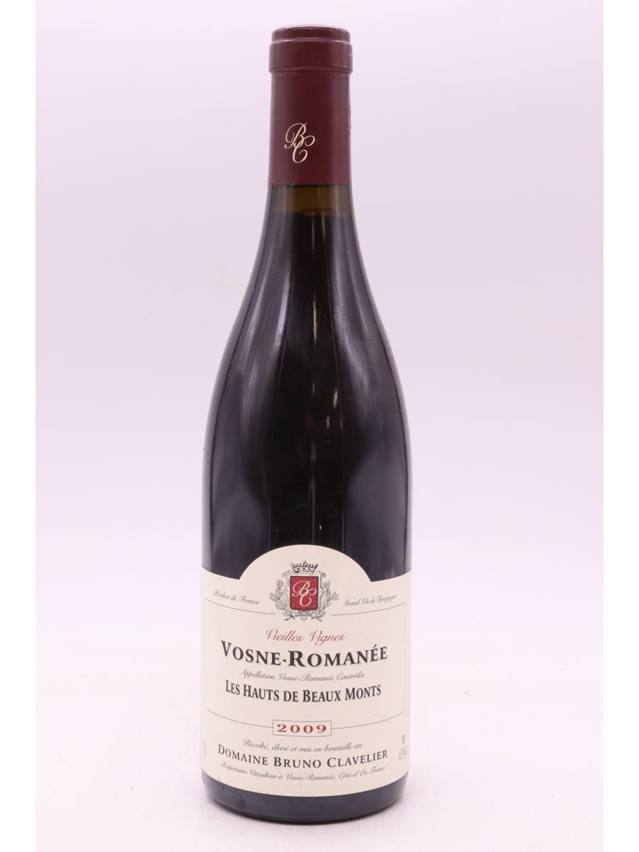 Bruno Clavelier Vosne Romanée Les Hauts de Beaux Monts Vieilles Vignes 2009