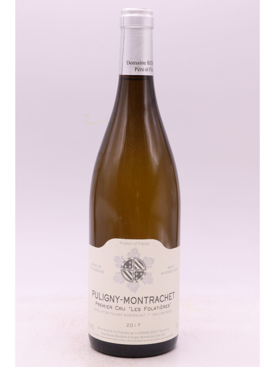 Bzikot Puligny Montrachet 1er cru Les Folatières 2017
