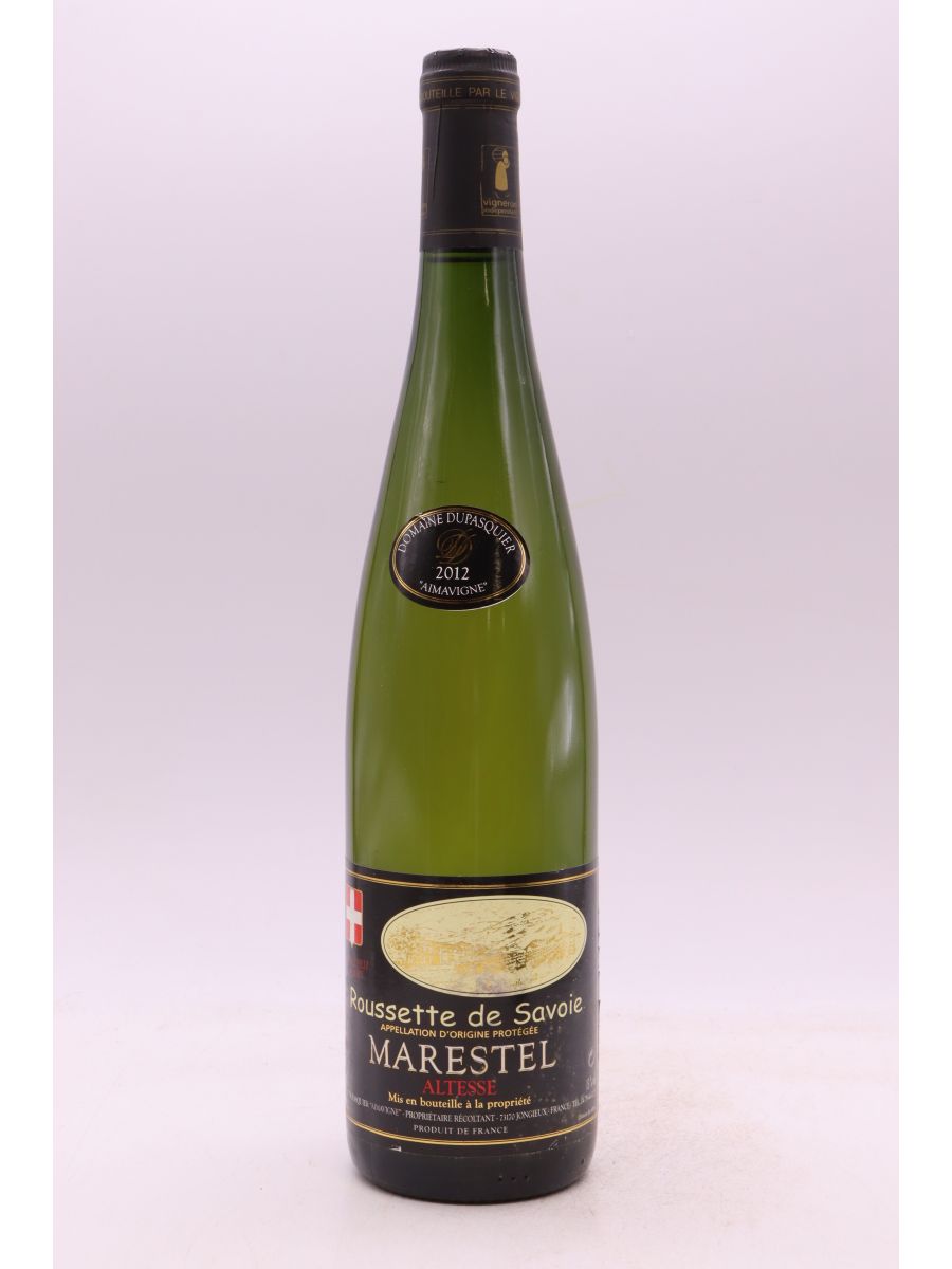 Dupasquier Roussette de Savoie Marestel Altesse 2012