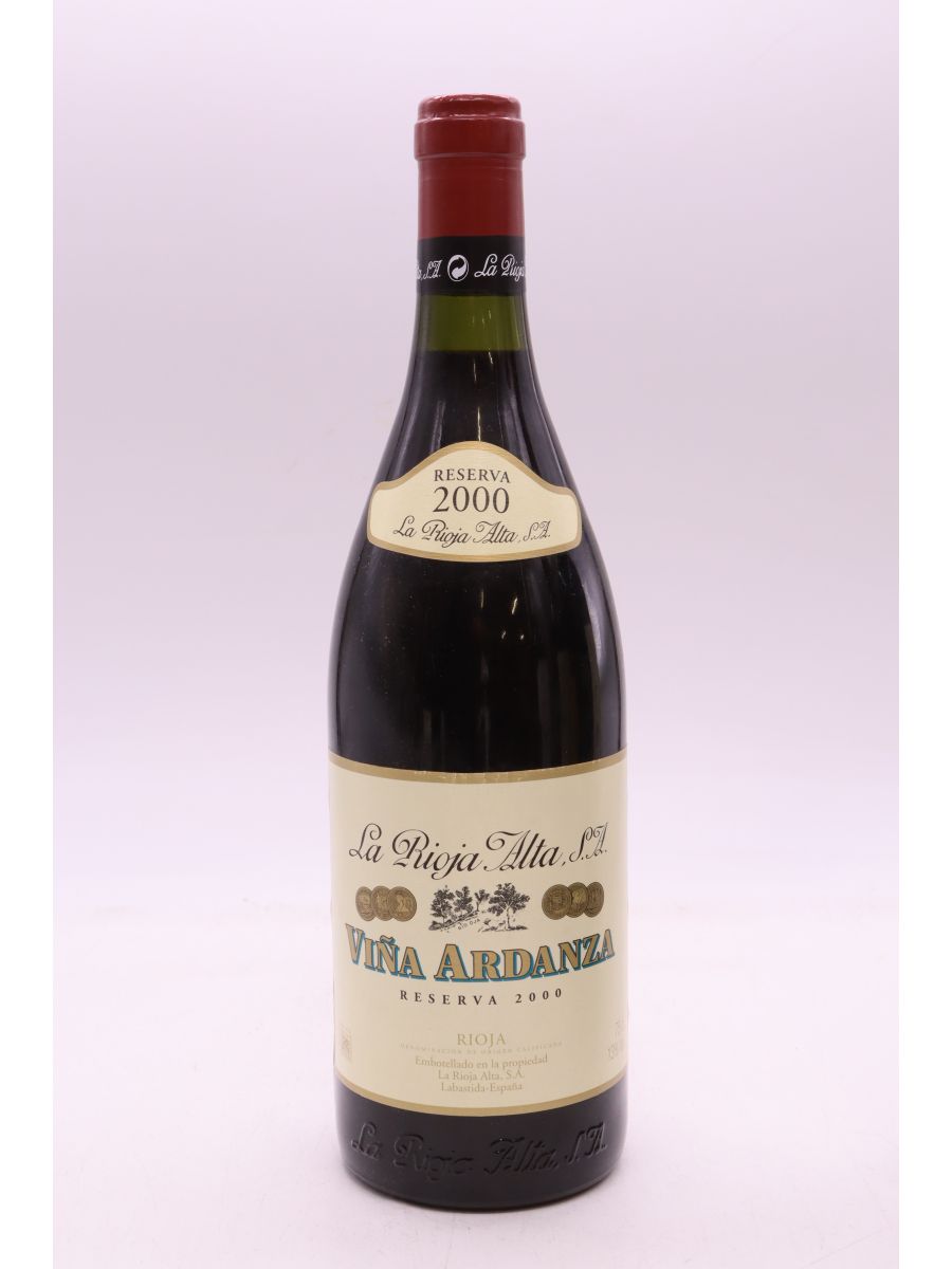 La Rioja Alta Rioja Reserva Vina Ardanza 2000