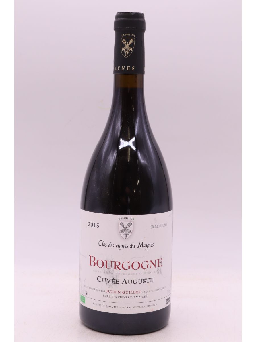 Clos des Vignes du Maynes Bourgogne Cuvée Auguste 2015