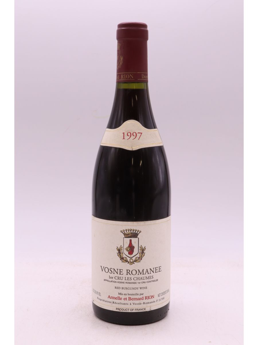 Armelle et Bernard Rion Vosne Romanée 1er cru Les Chaumes 1997