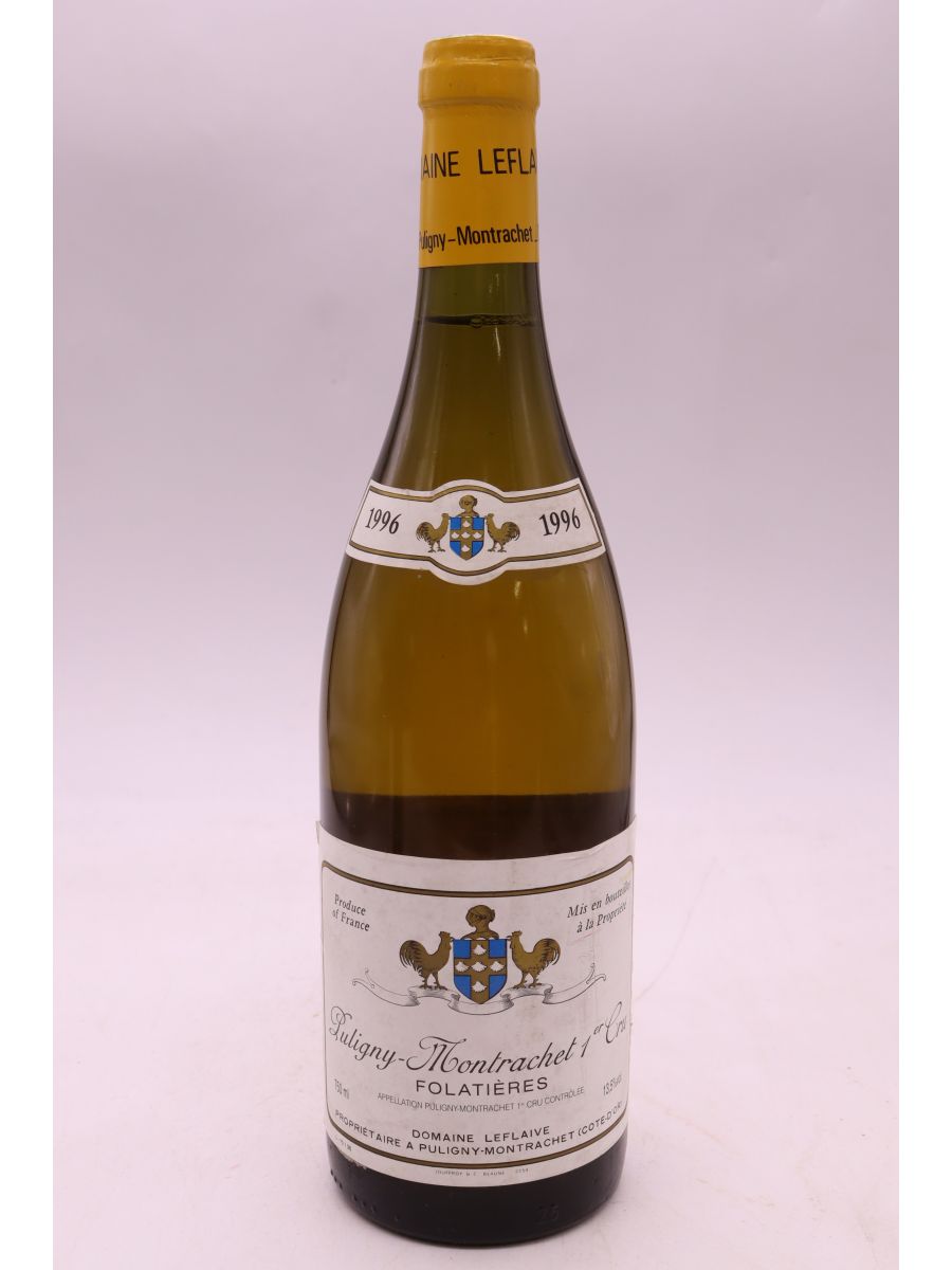 Domaine Leflaive Puligny Montrachet 1er Cru Les Folatières 1996