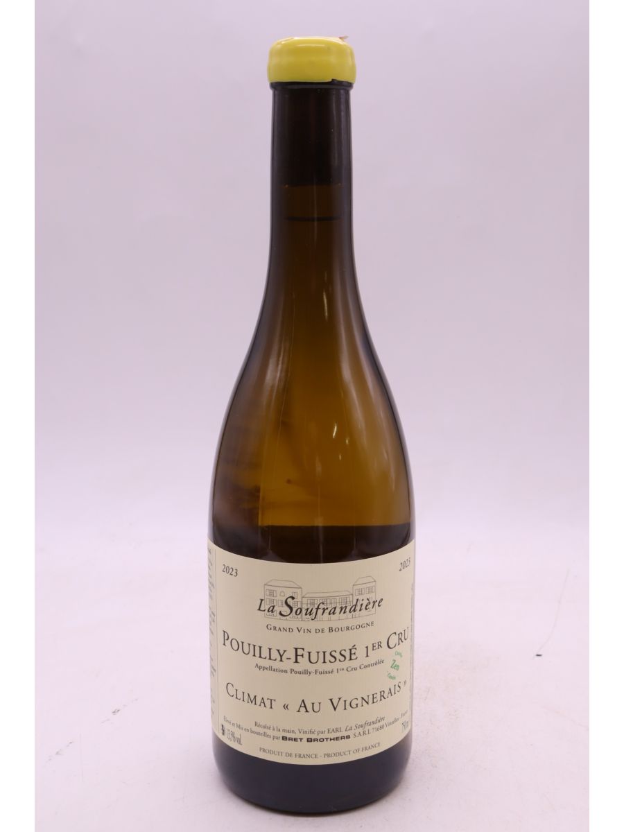 La Soufrandière Pouilly Fuissé 1er cru Au Vignerais Cuvée Zen 2023