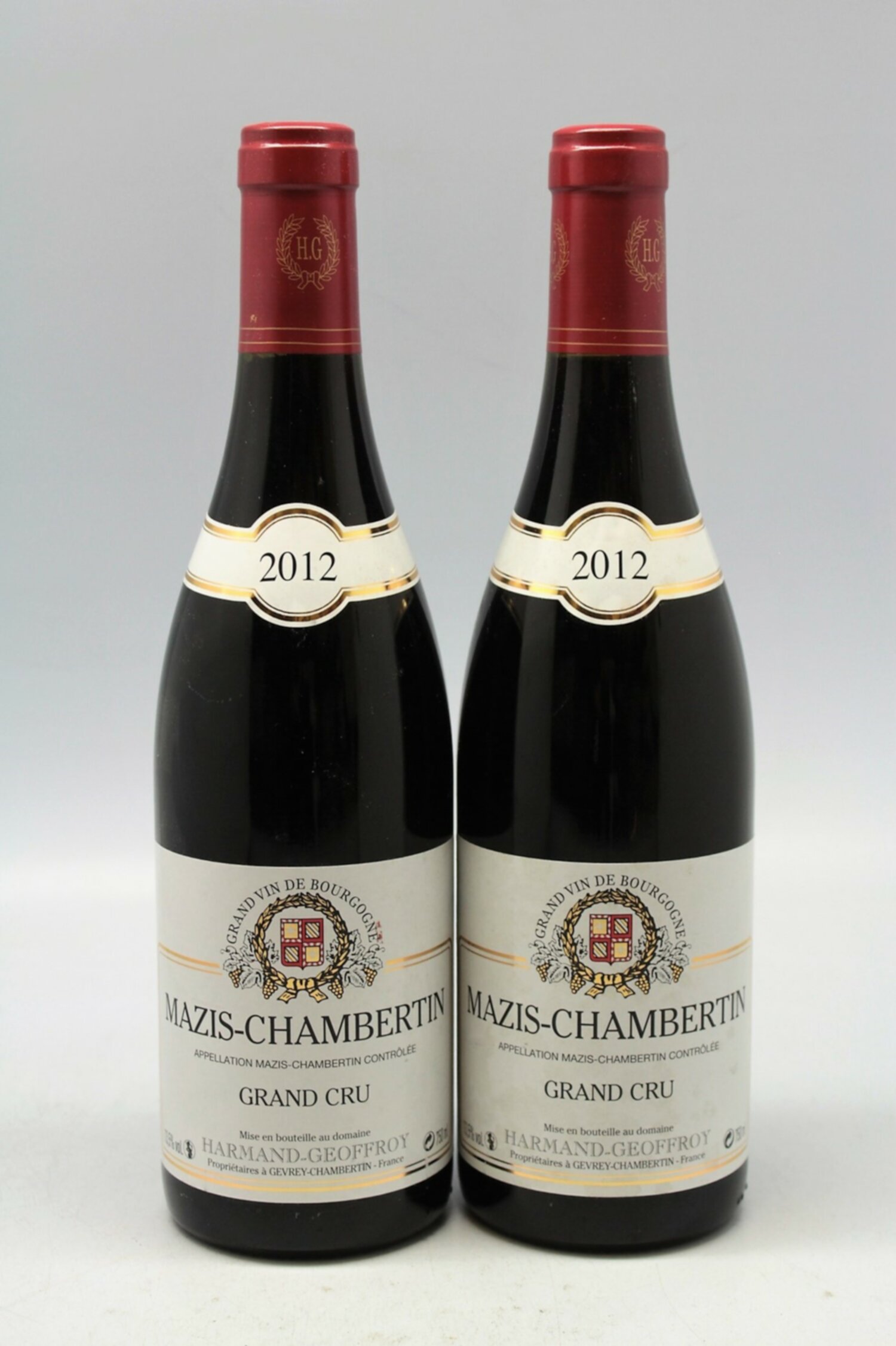 Harmand Geoffroy Mazis Chambertin 2012 - VINS & MILLESIMES