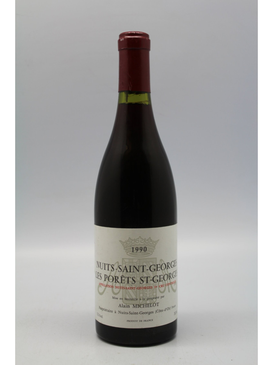 Alain Michelot Nuits Saint Georges 1er cru Les Porêts Saint Georges 1990