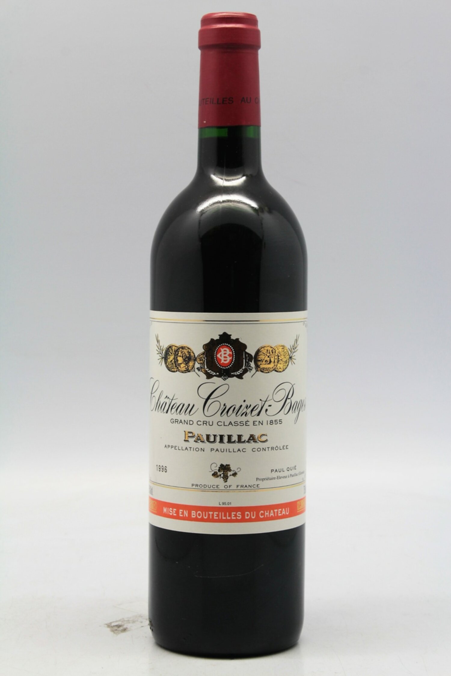 Croizet Bages 1996 - VINS & MILLESIMES