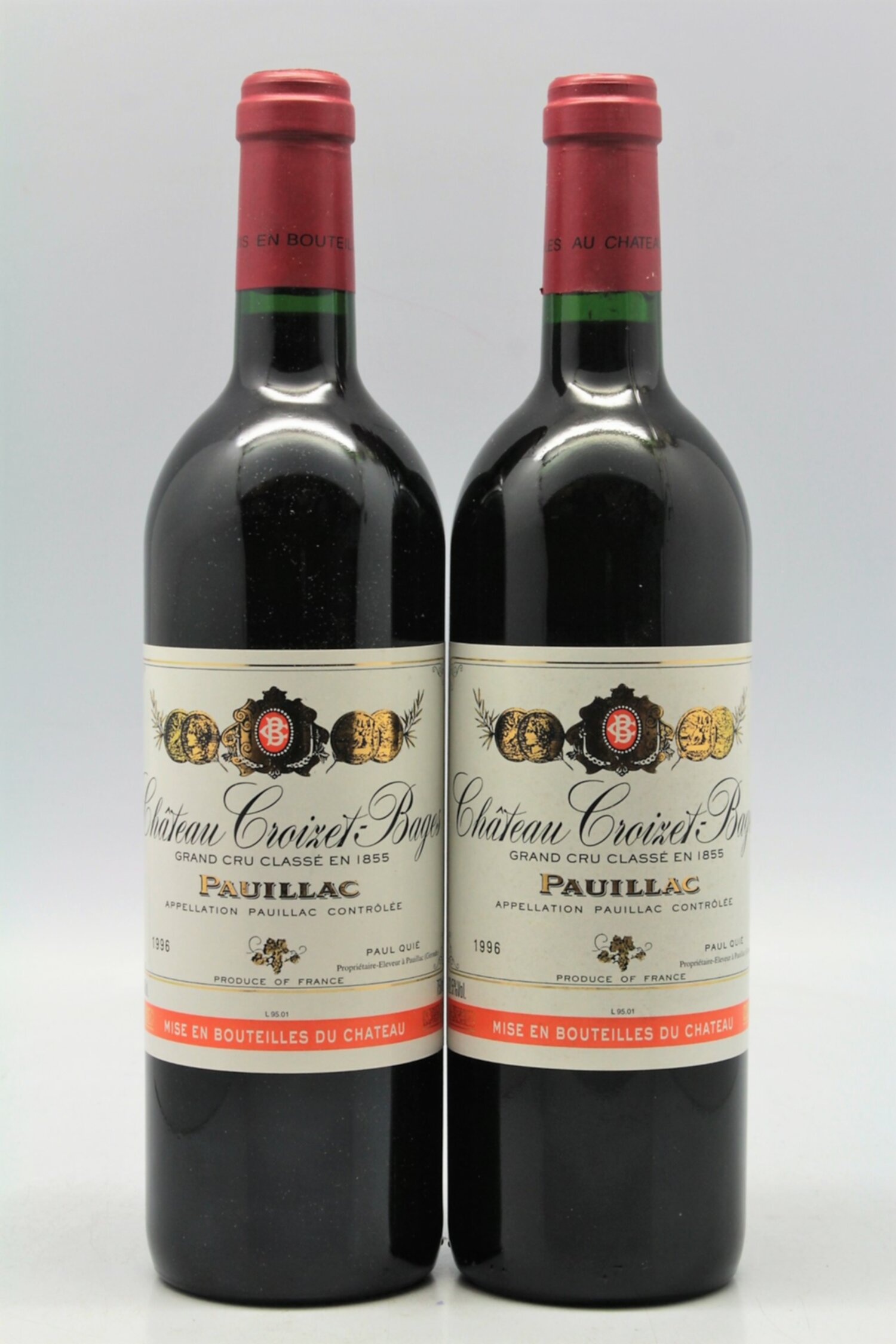 Croizet Bages 1996 - VINS & MILLESIMES