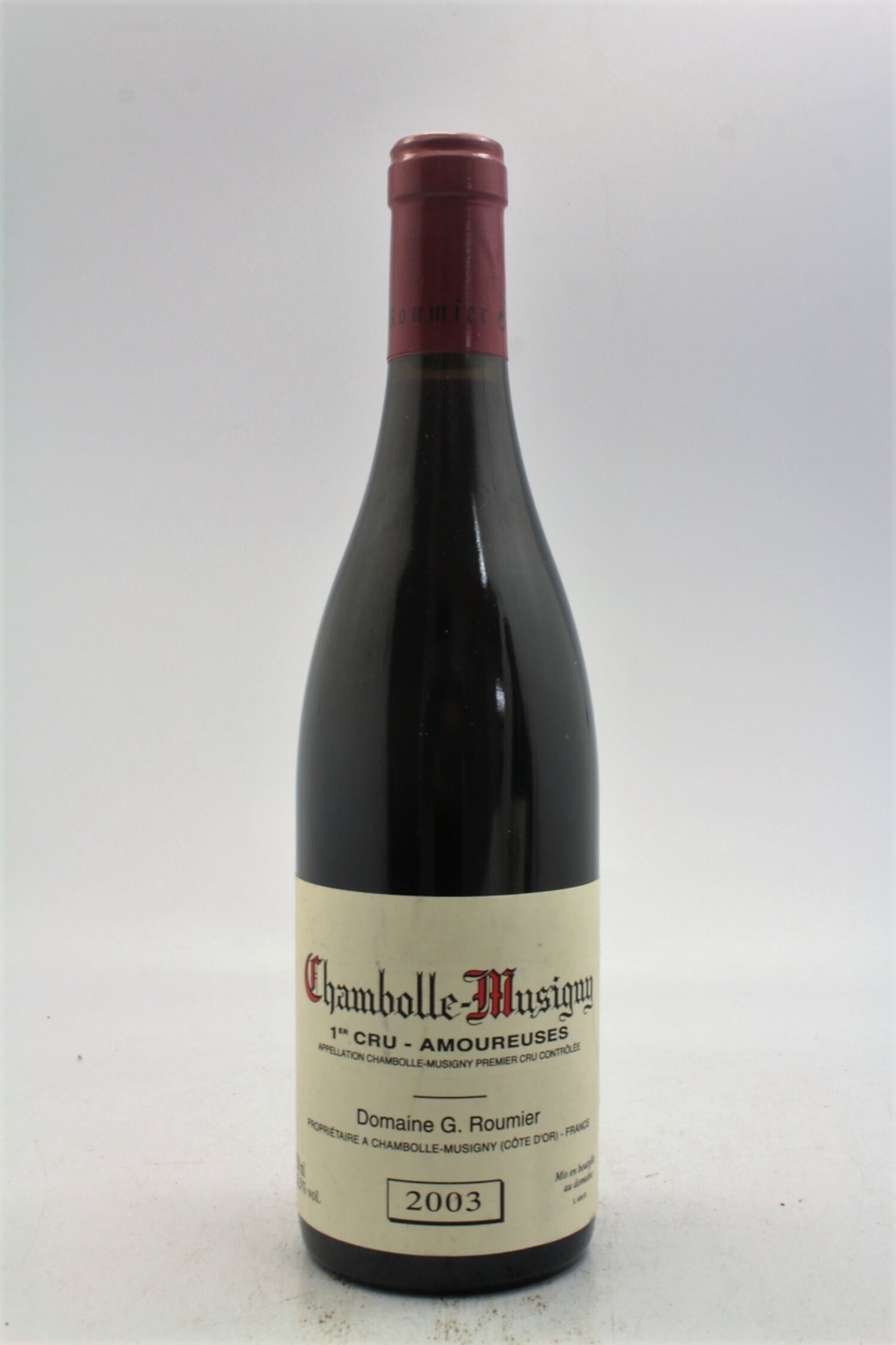 Georges Roumier Chambolle Musigny 1er cru Les Amoureuses 2003 - VINS ...