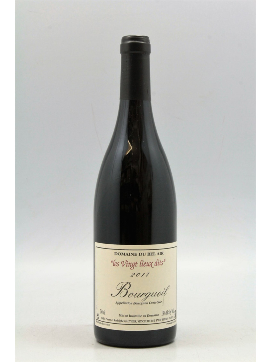 Bel Air Bourgueil Les Vingt Lieux Dits 2017