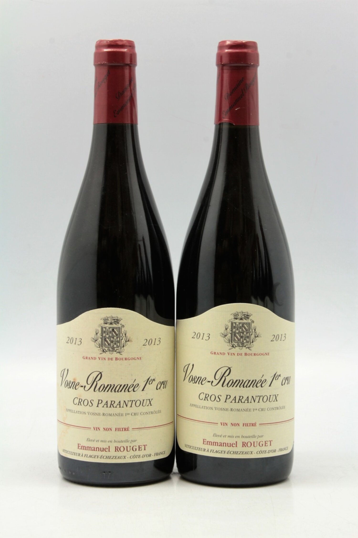 Emmanuel Rouget Vosne Romanée 1er cru Cros Parantoux 2013 - VINS ...