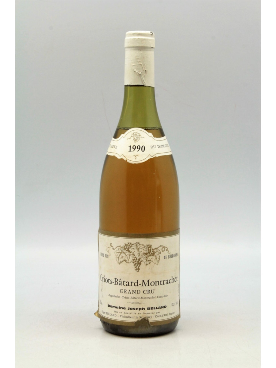 Joseph Belland Criots Batard Montrachet 1990