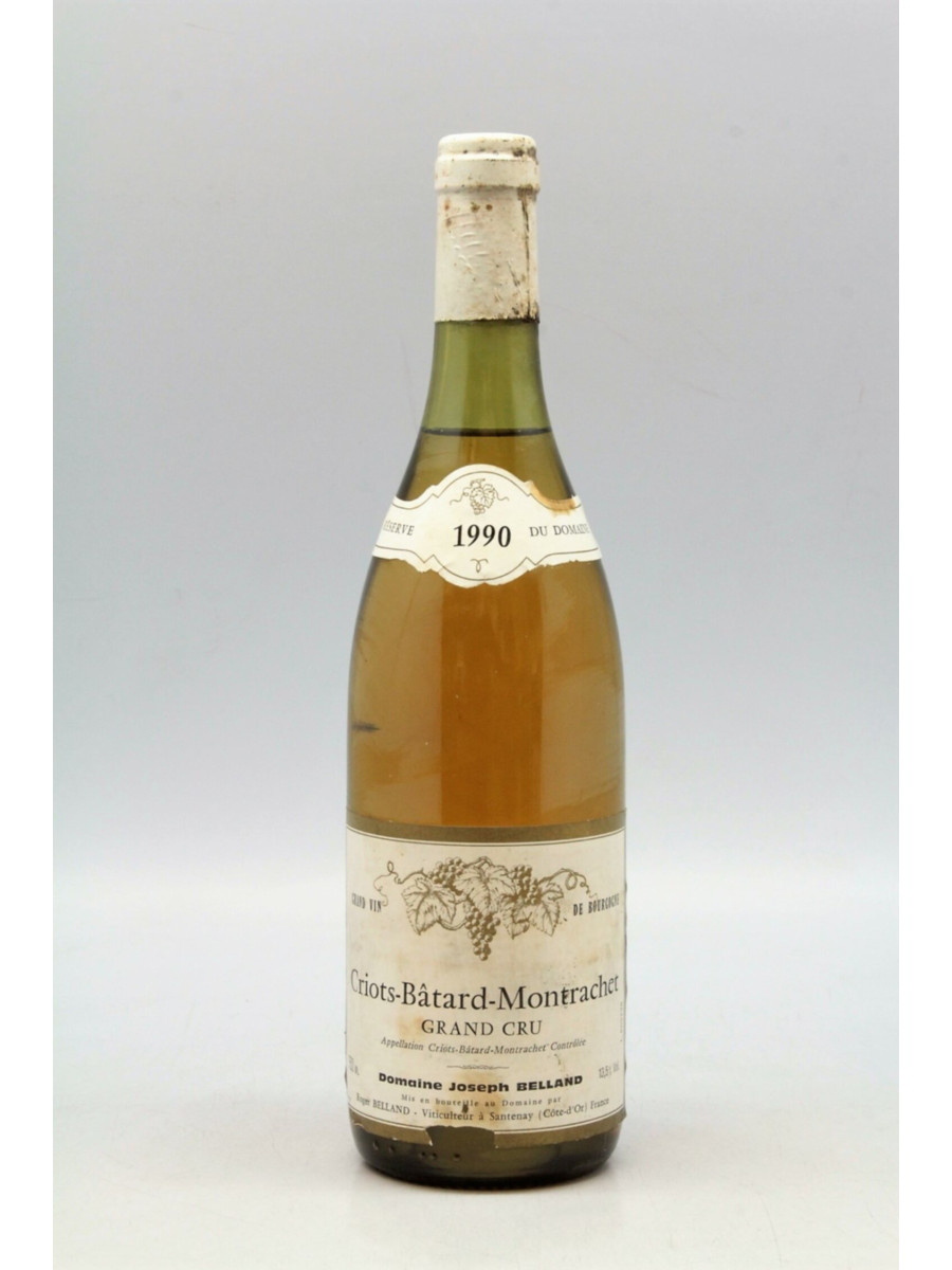 Joseph Belland Criots Batard Montrachet 1990
