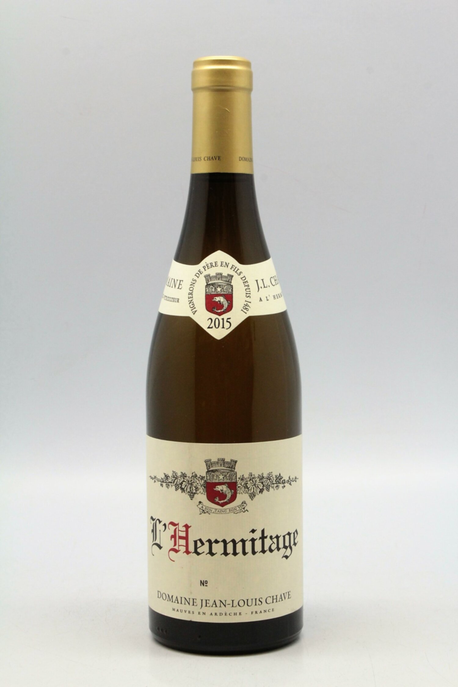 Jean Louis Chave Hermitage 2015 blanc - VINS & MILLESIMES
