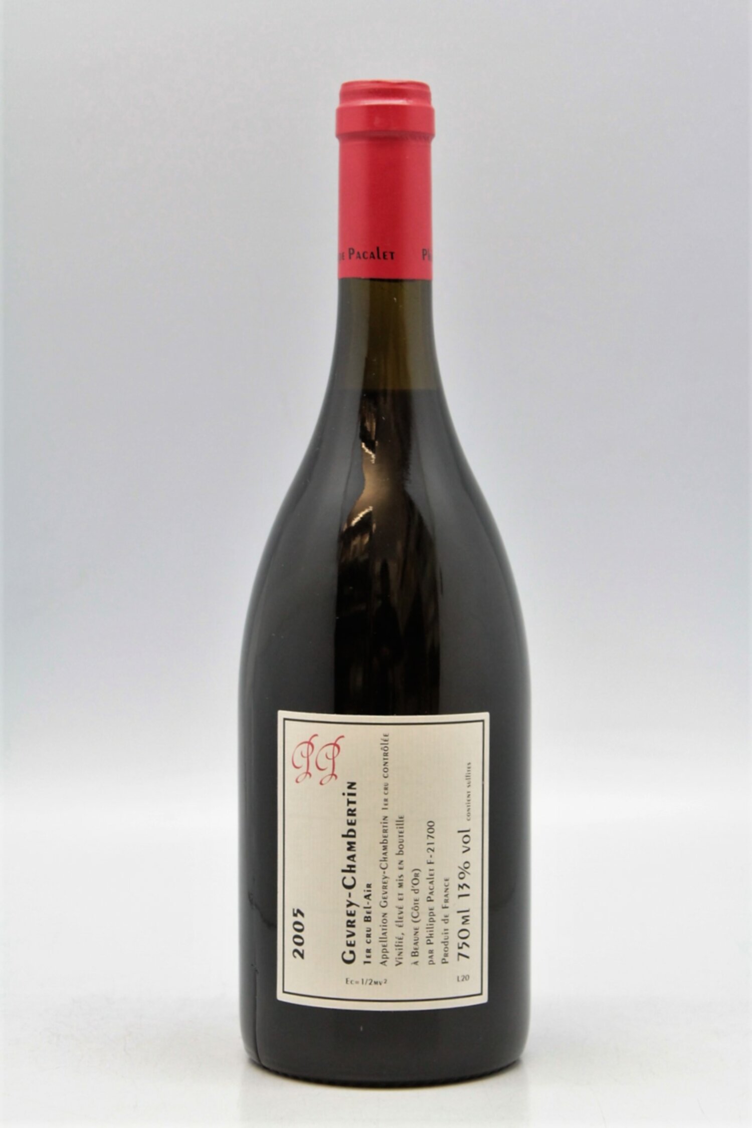 Philippe Pacalet Gevrey Chambertin 1er cru Bel Air 2005 - VINS & MILLESIMES