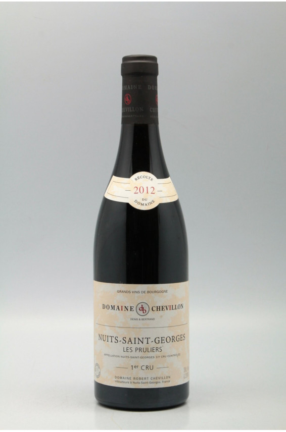 Robert Chevillon Nuits Saint Georges 1er cru Les Pruliers 2012