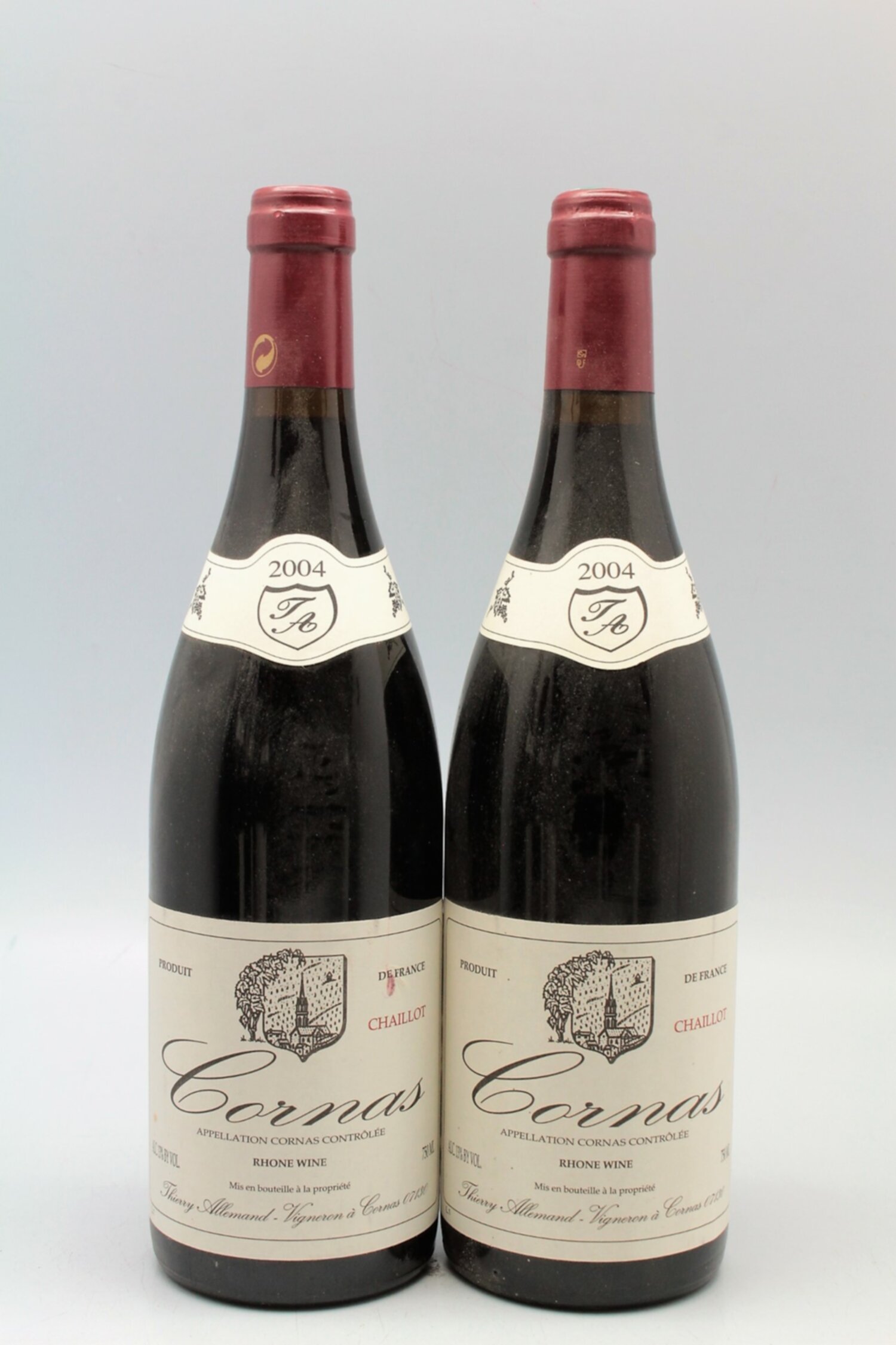 Thierry Allemand Cornas Chaillot 2004 - VINS & MILLESIMES