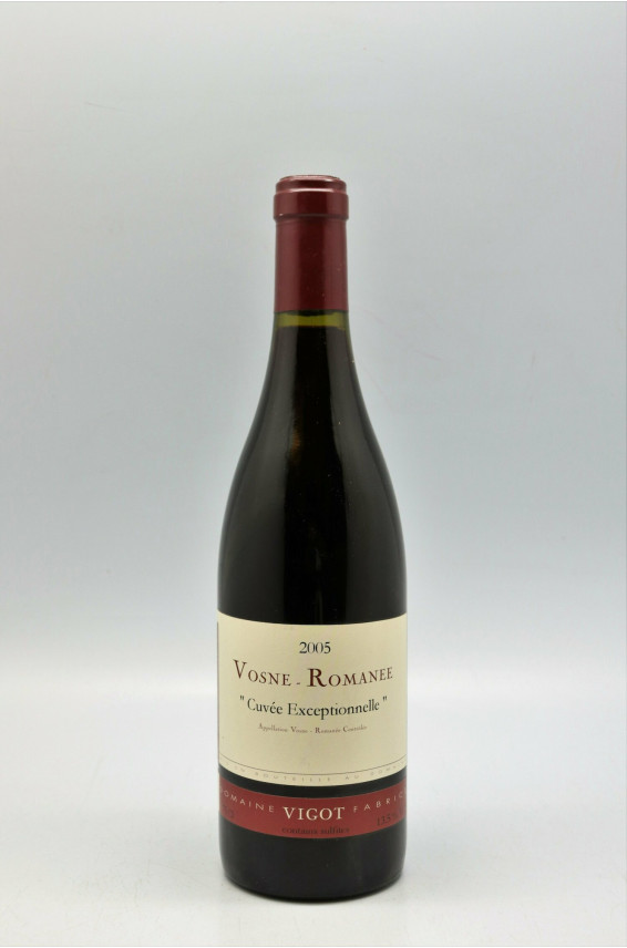 Vigot Vosne Romanée Cuvée Exception 2005