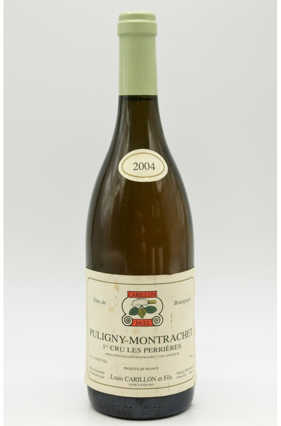 Louis Carillon Puligny Montrachet 1er cru Perrières 2004
